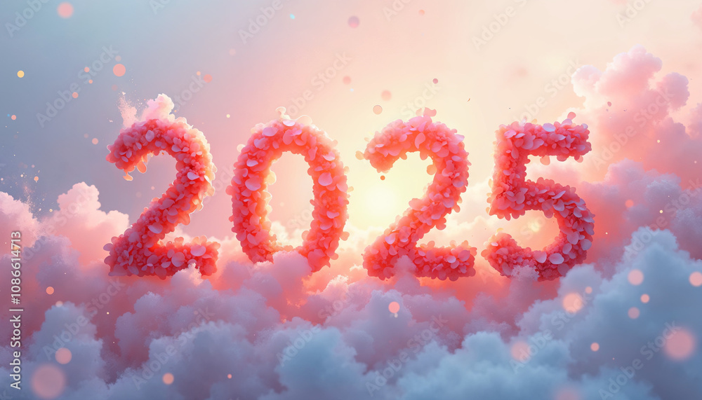 Collection of Happy New Year 2025 Designs. Elegant and beautiful poster ...