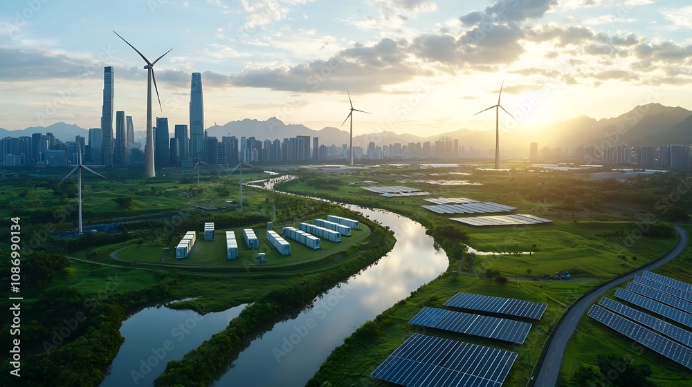 Futuristic grid infrastructure that integrates large scale energy ...