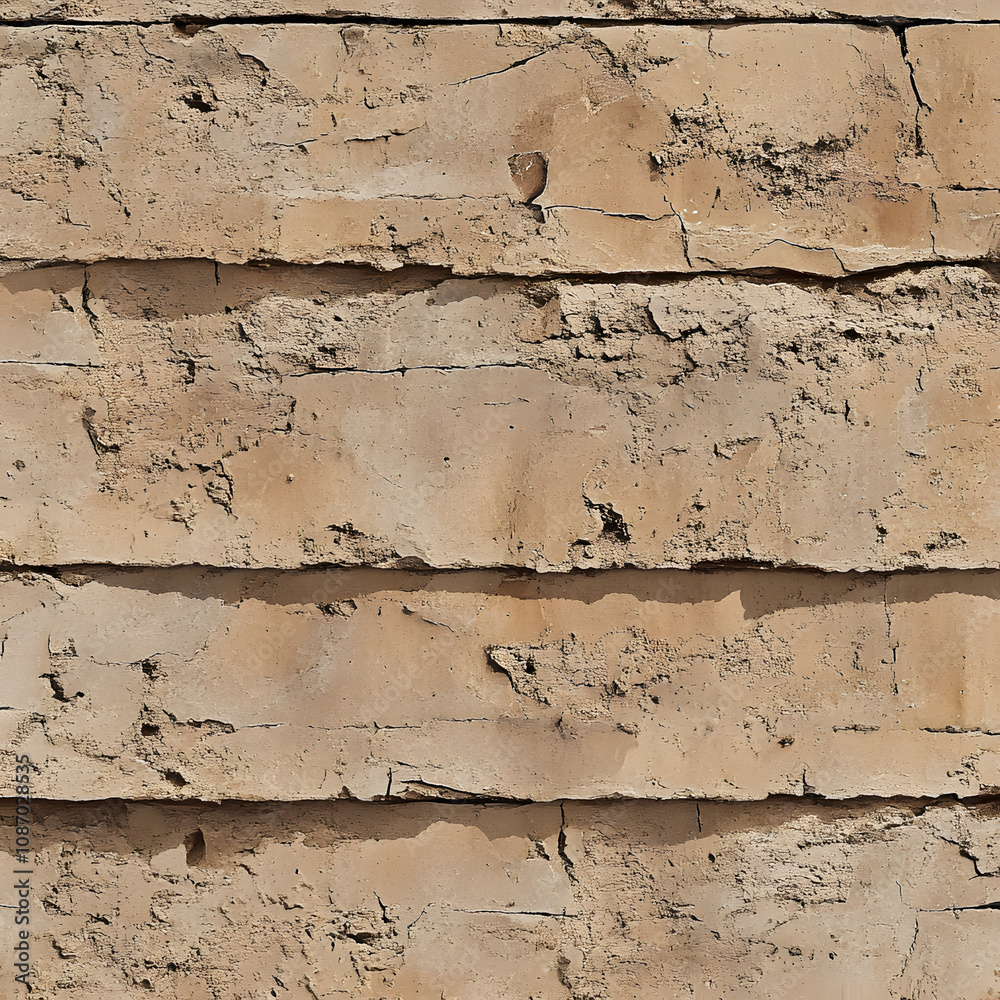 rammed earth texture seamless Stock Photo | Adobe Stock