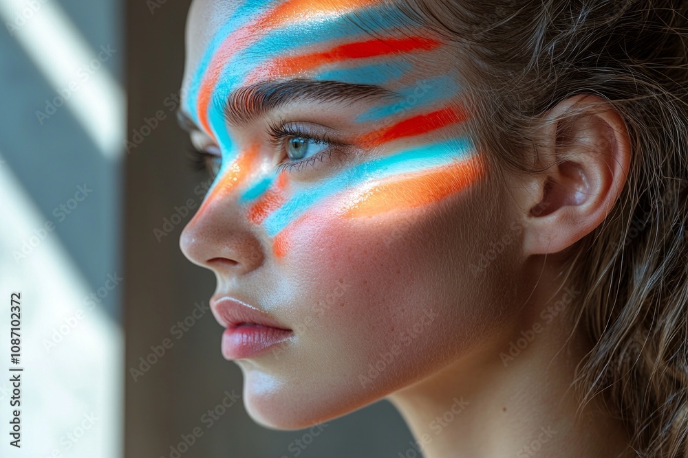 professional comparative diagram showcases facial structure and ...