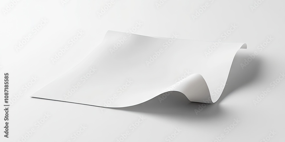 Promotional flyer featuring a blank perforated sheet designed for ...