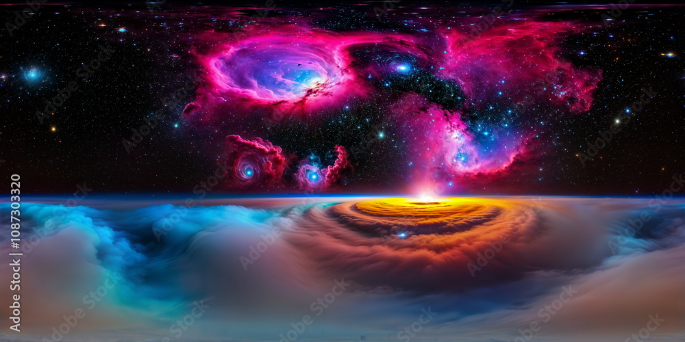 Full 360 degrees seamless spherical panorama HDRI equirectangular ...