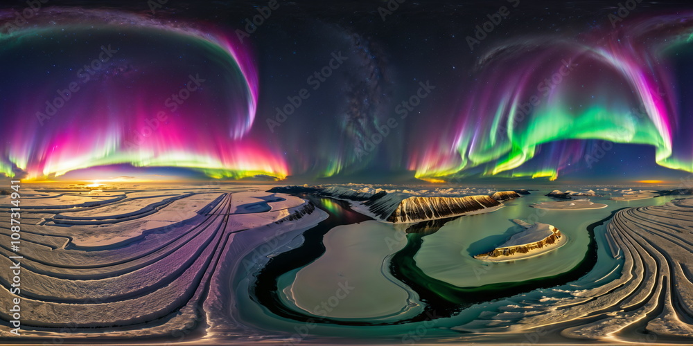 Stock-Illustration „Full 360 degrees seamless spherical panorama HDRI ...