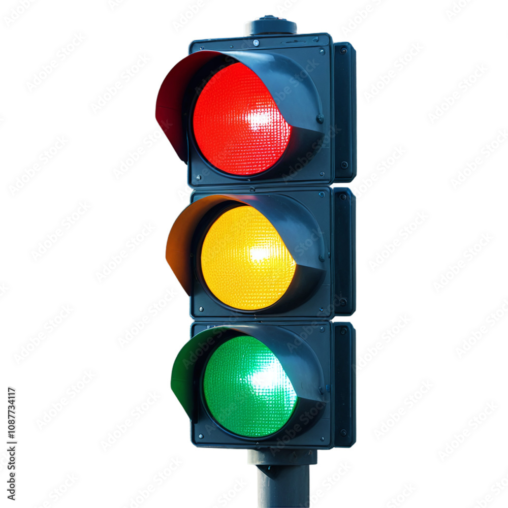 traffic light isolated on transparent background Stock Photo | Adobe Stock