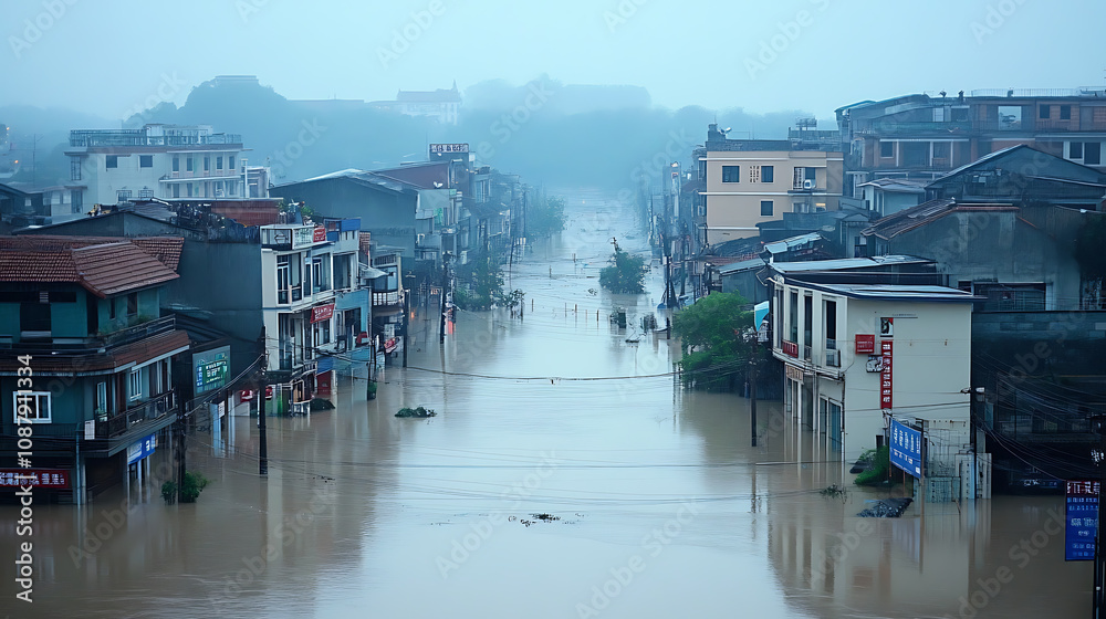 Devastating river floods harrowing scenes of largescale flooding ...