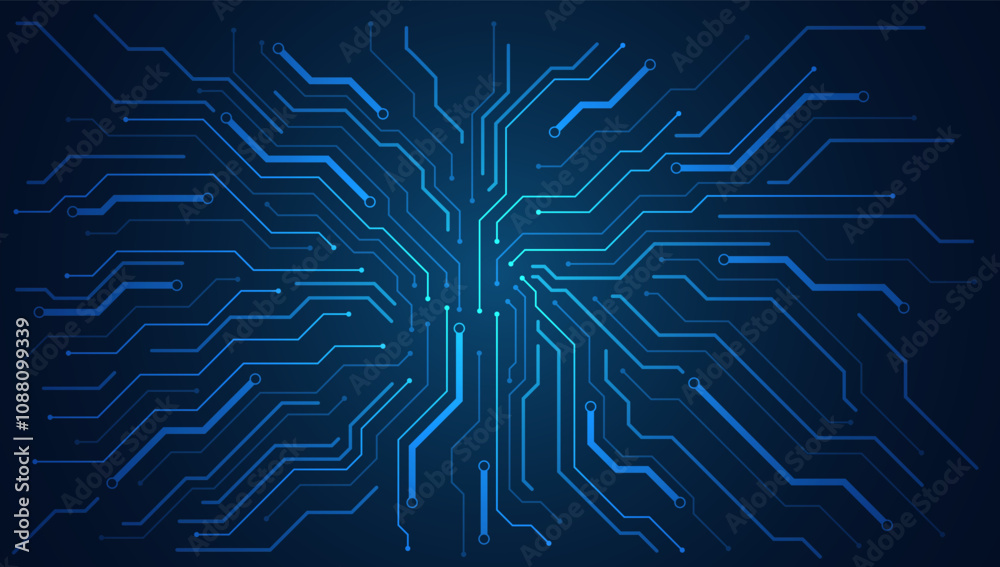 Circuit board. Technology background. Central Computer Processors CPU concept. Motherboard ...