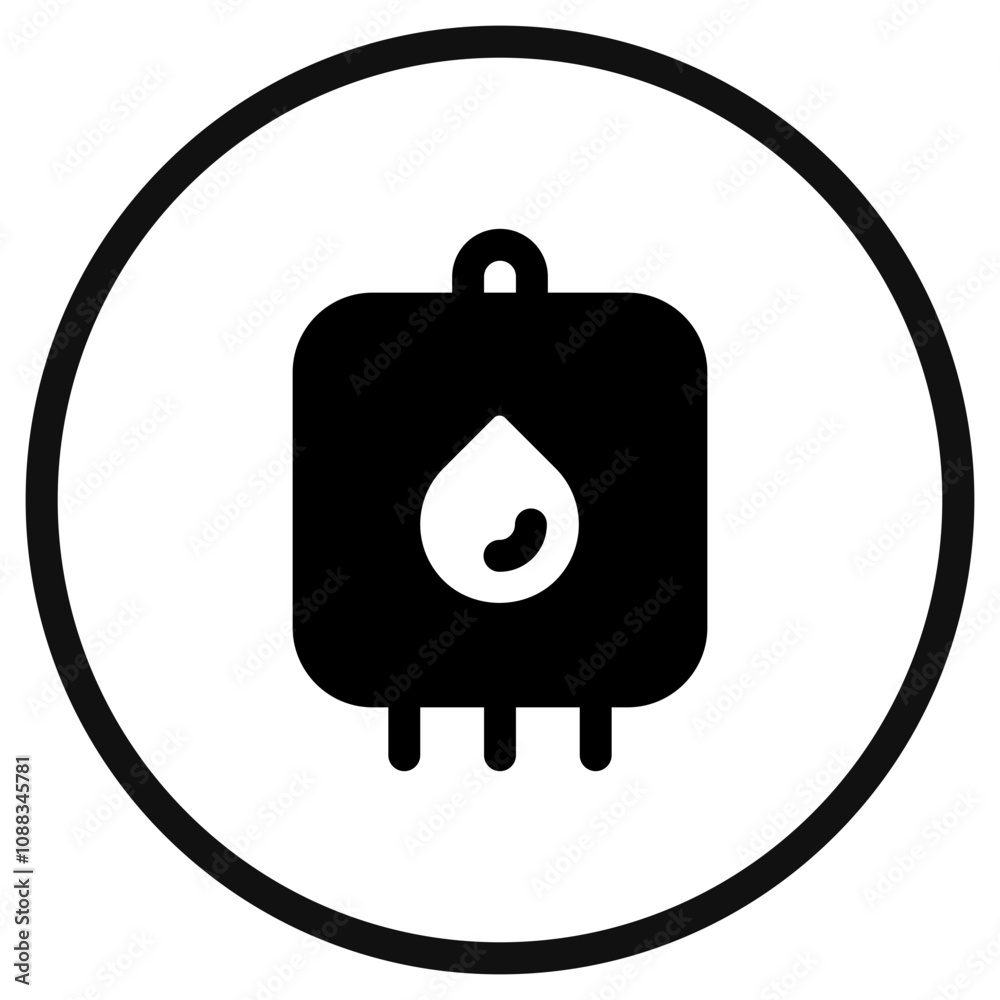 Editable blood pack vector icon. Part of a big icon set family. Perfect ...