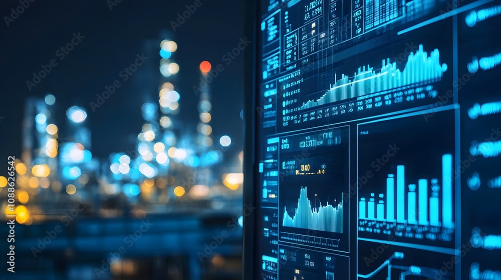 Air quality monitoring station in urban environment, measuring ...