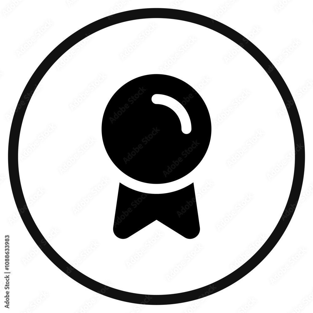 Editable vector quality validation emblem badge icon. Part of a big ...