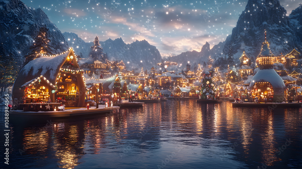 Experience the Joy of a Magical Christmas Market Amid the Stars on a ...
