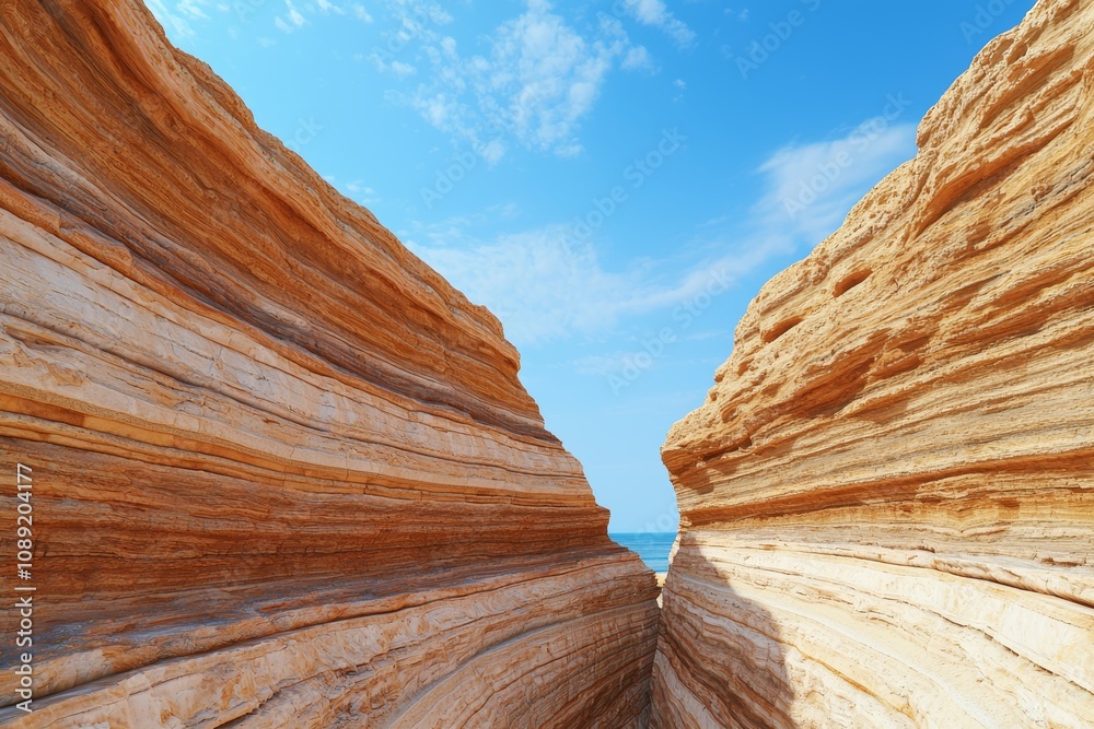 Ancient desert basin reveals exposed crystalline quartz vein; a ...