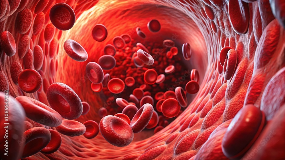 As red blood cells navigate blood vessels, they deliver crucial oxygen ...
