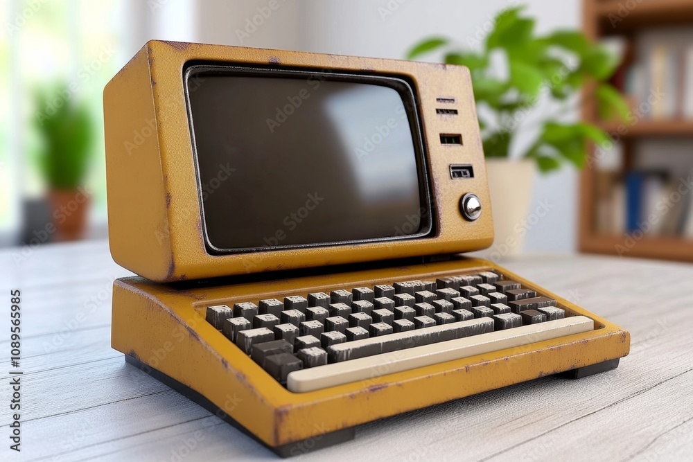 Ajax depicted in a retro computer screen interface, showing early internet dynamic content ...