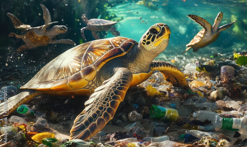 Imagine a future where turtles and conservationists team up to clean up ...