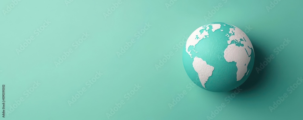 net zero concept. Renewable energy icons surrounding the Earth, global ...