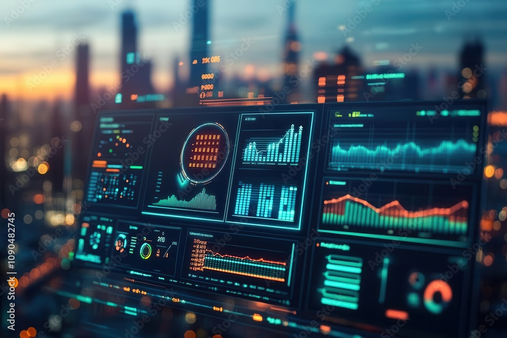 An AI-powered dashboard predicting energy consumption trends, A smart ...