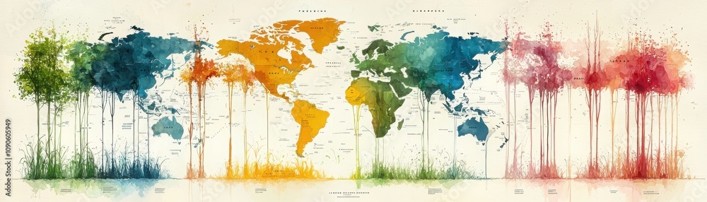 Examining global maps regions with the greatest environmental impact ...