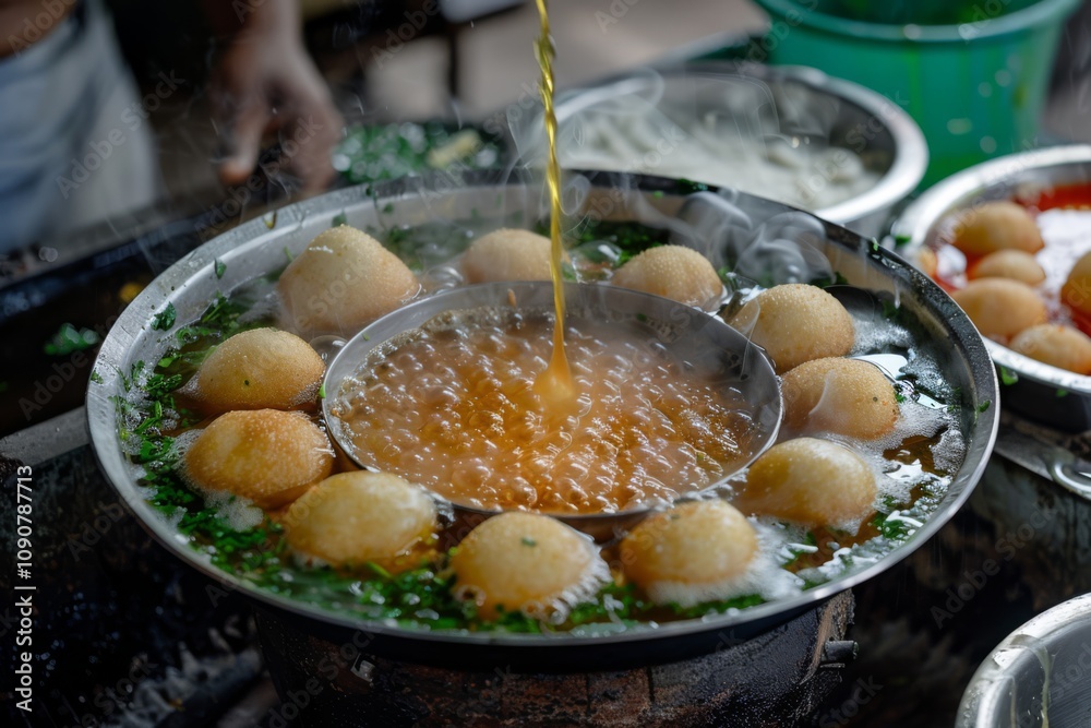 Step-by-step visual guide on preparing delicious street food snack ...