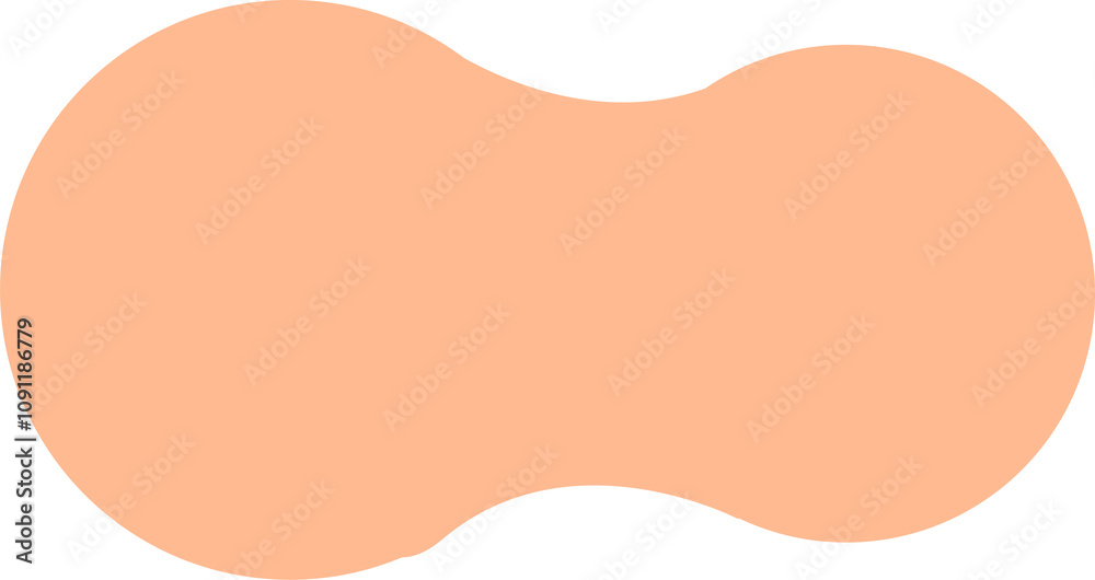 blob form, liquid shape with splash design. flat cartoon, typography or ...
