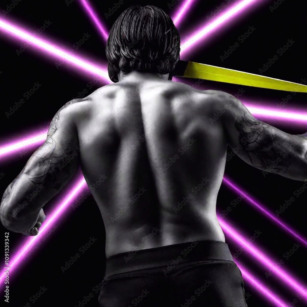 My friend, could you help me render an image. In anime style, superhero ...