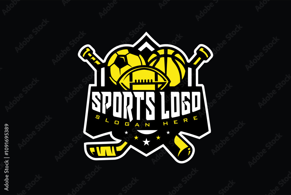All sport logo vector graphic for any business especially for sport ...