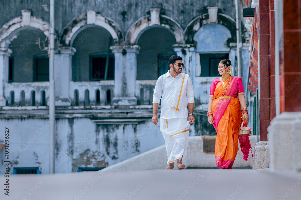 Beautiful South Indian Wedding - Bride and Groom in Boat -Traditional ...