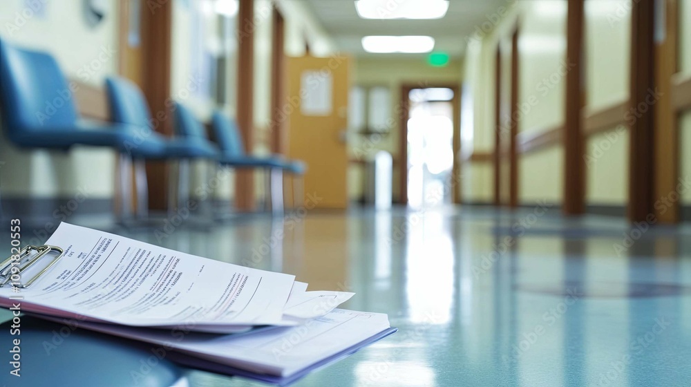Blood test results display on a digital screen, reflecting the ...