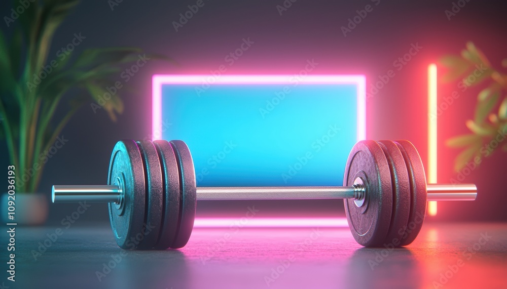 Weight loss transformation workout gym environment holographic ...