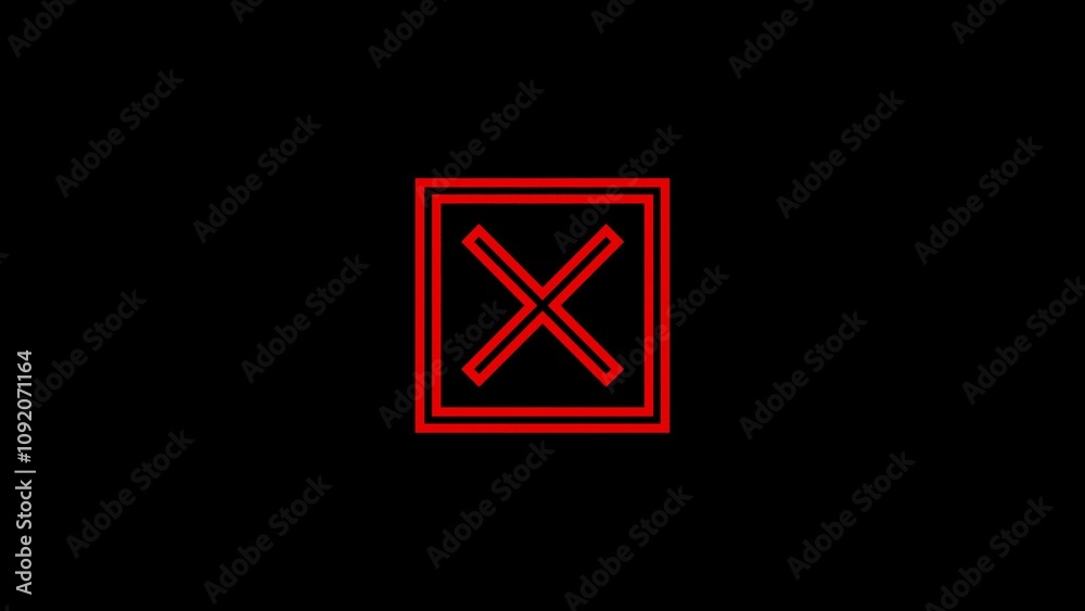Checkmark icons cross sign red x cross. Stock Illustration | Adobe Stock