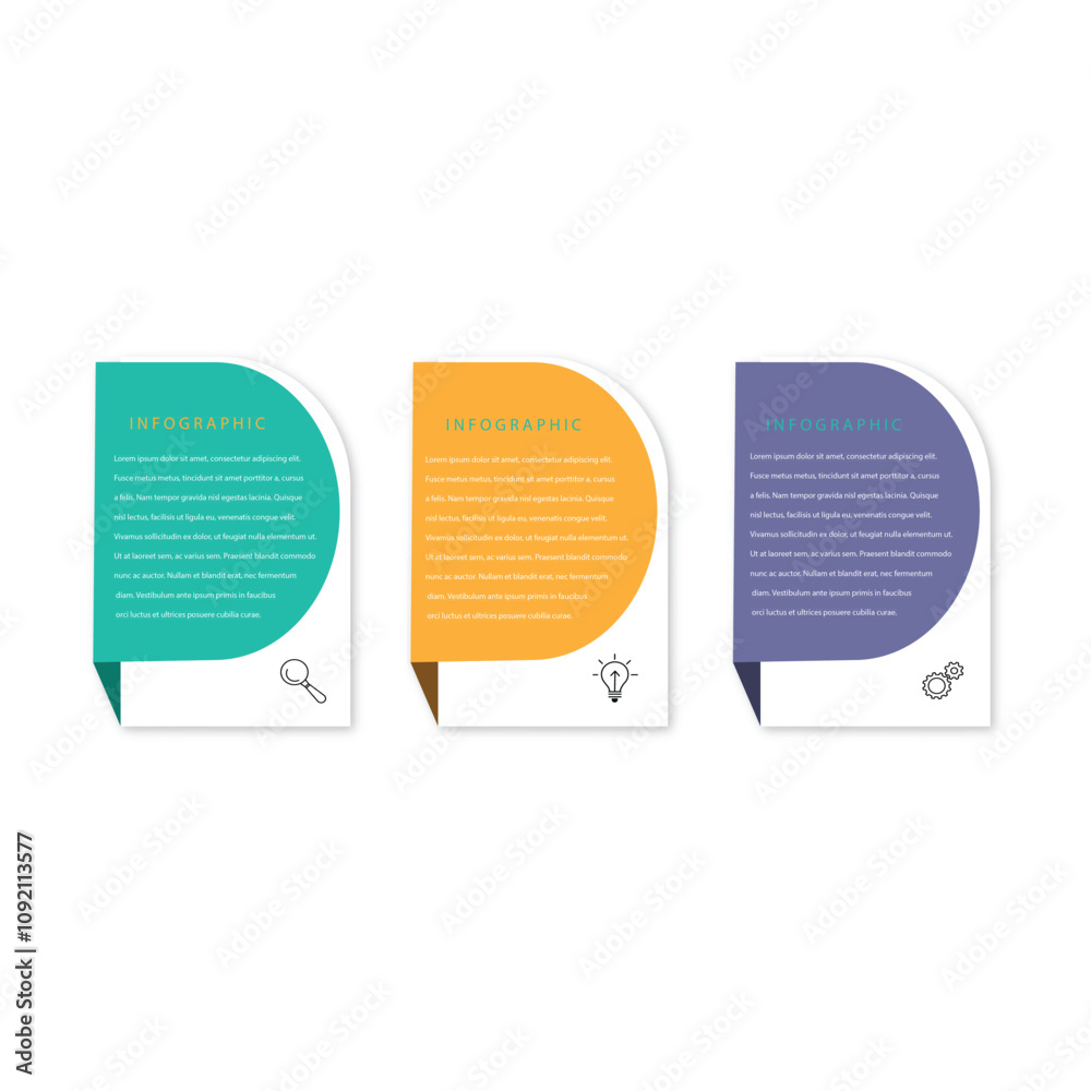 Vertical infographic timeline 3 steps template. Milestones, Roadmap ...