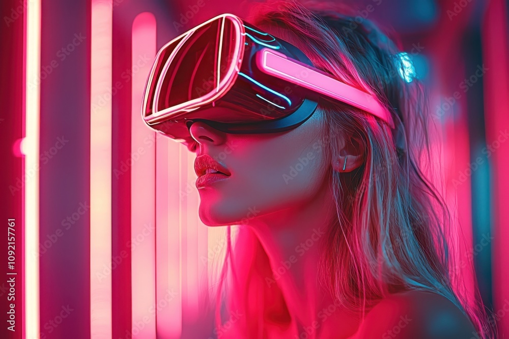 Virtual reality adventure digital realm immersive experience futuristic environment user-centric ...