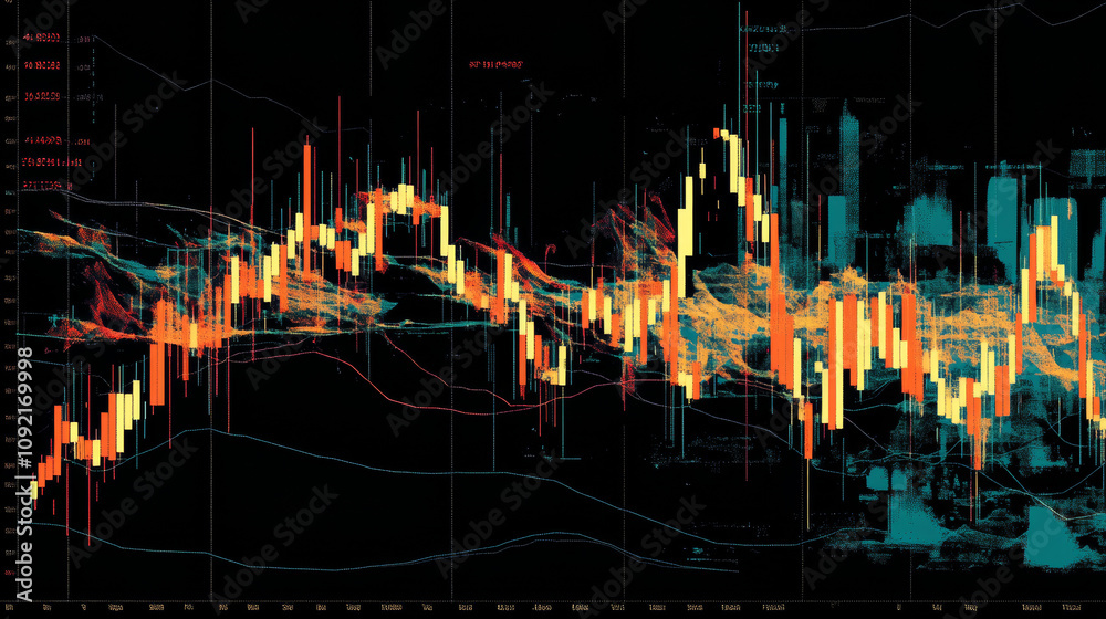 Stock market trends are easily seen in digital charts, like looking at ...