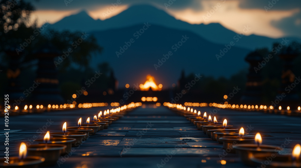 Karthigai Deepam, festival night at Arunachaleswarar temple with ...