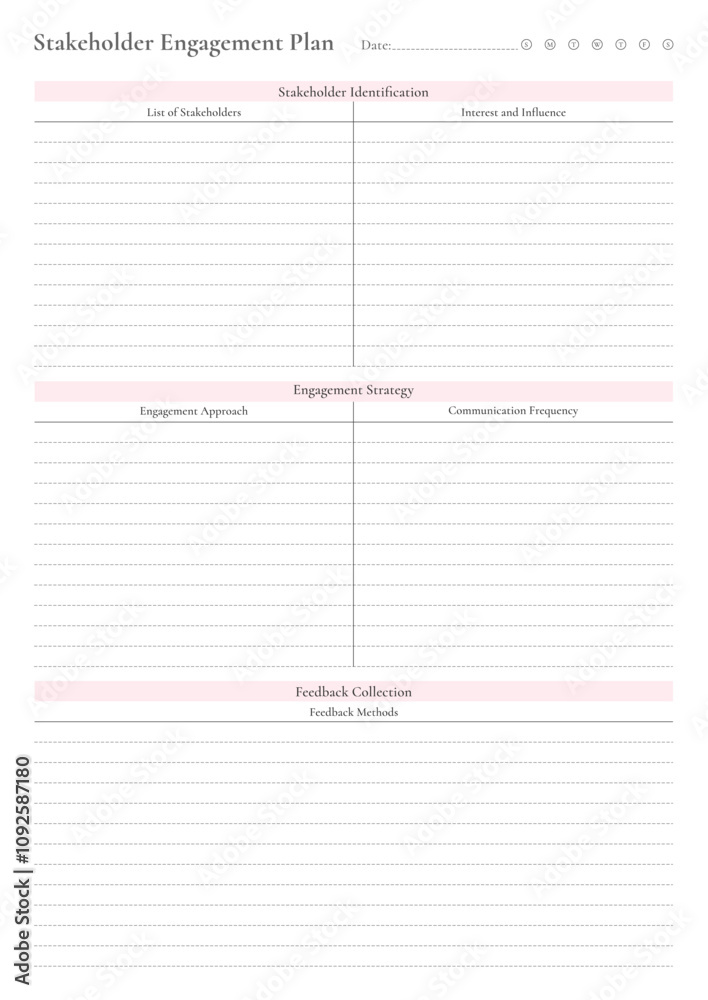 Comprehensive Project Planner Daily, Weekly, Monthly Sheets for Task ...