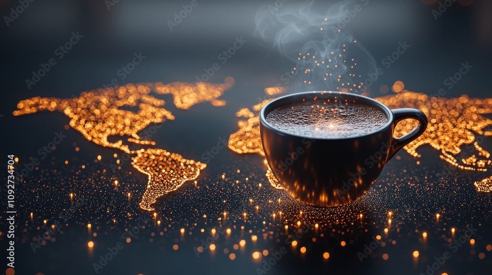 Coffee brewing process in motion global origin visual art culinary ...