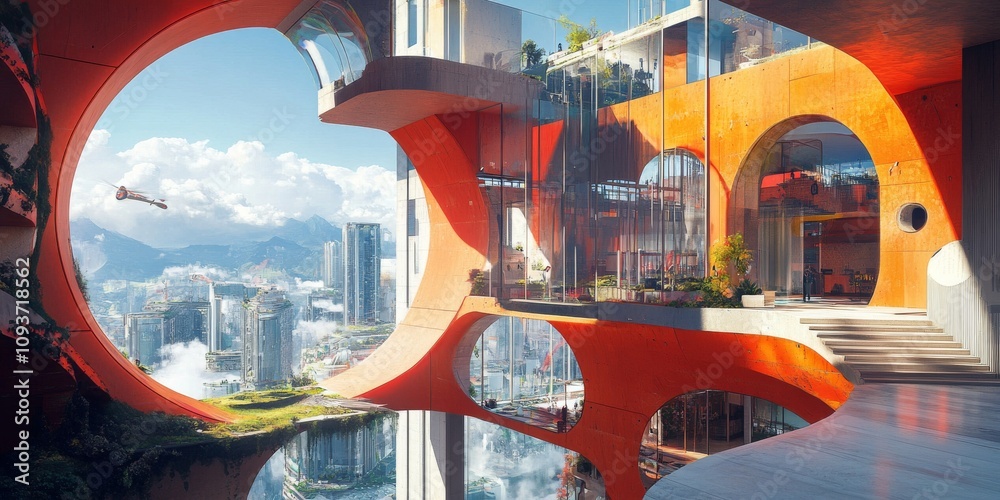 Architects, engineers, and designers collaborated on a new city ...