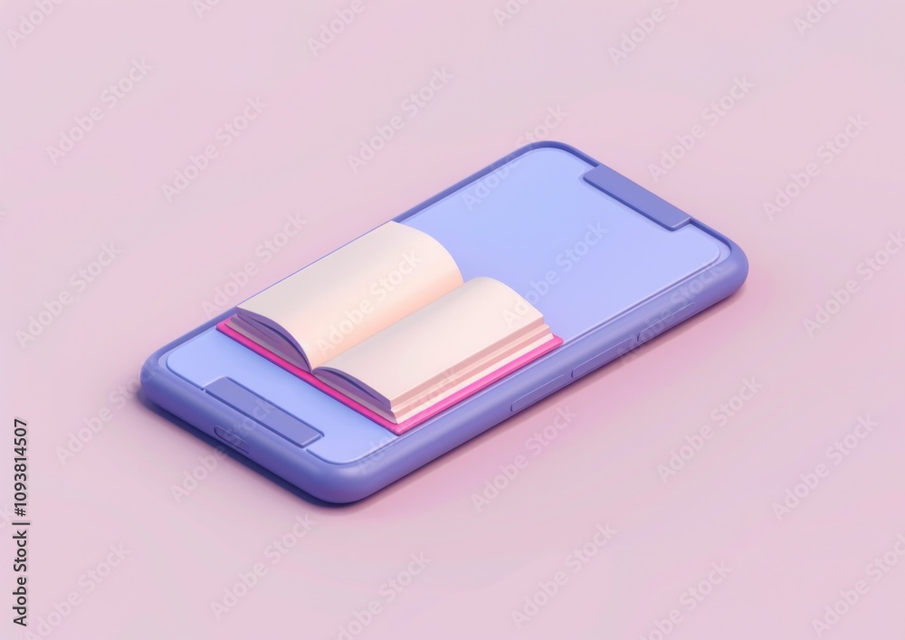 smartphone, digital book, mobile reading, technology, education ...
