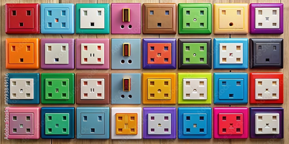 Comprehensive Collection of Electrical Switchboard Sockets and USB ...