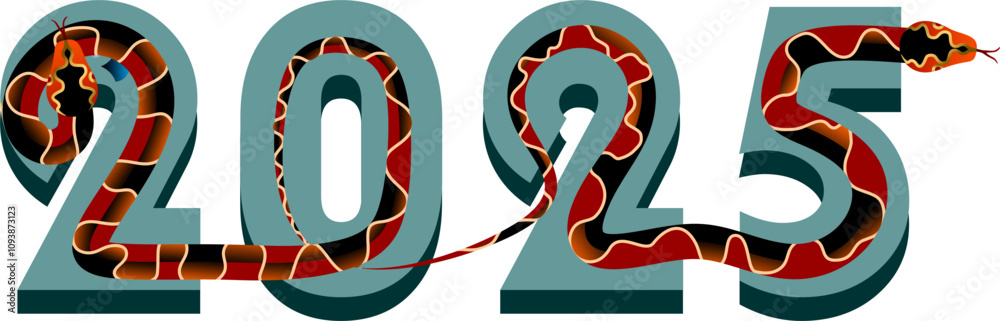 Year of the Snake Celebrating 2025 with Symbolic Imagery, 2025 ...