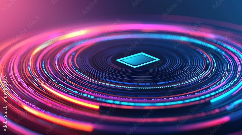 anti tracking protection concept, A vibrant, abstract design featuring ...