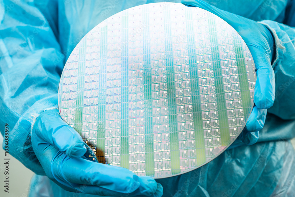 Silicon wafer for manufacturing semiconductor of integrated circuit ...