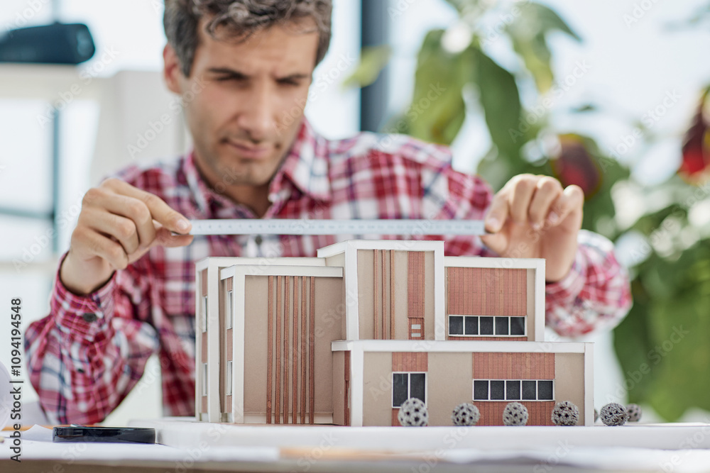 architect design working drawing sketch plans blueprints and making ...