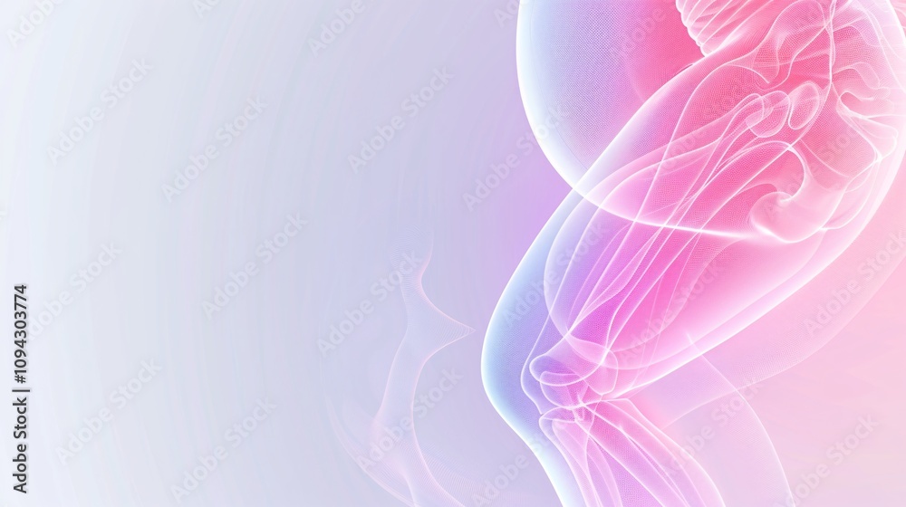 2409_027.Highlighted pelvic floor with energy patterns representing ...