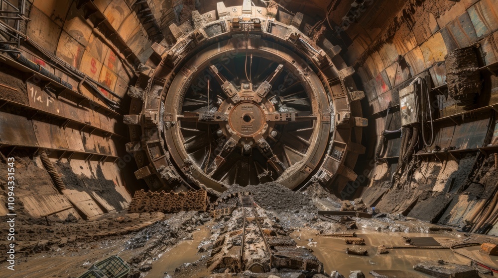 The tunnel boring machine is a true engineering marvel making the ...
