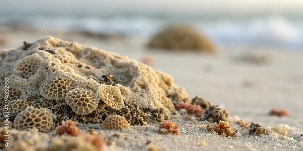 microscopic patterns in oceanic sediment, sedimentary rocks, ocean ...