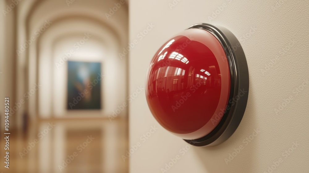 Fire Alarm Sensor Activation Concept. Elegant fire alarm sensor in a ...