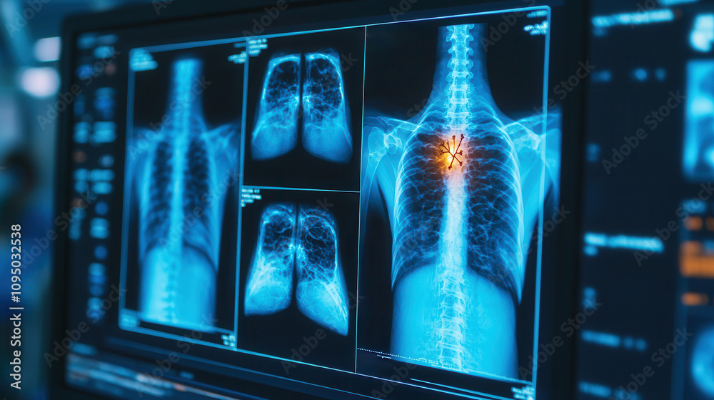 Stock-Foto „Artificial intelligence in medical detection. Advanced AI ...