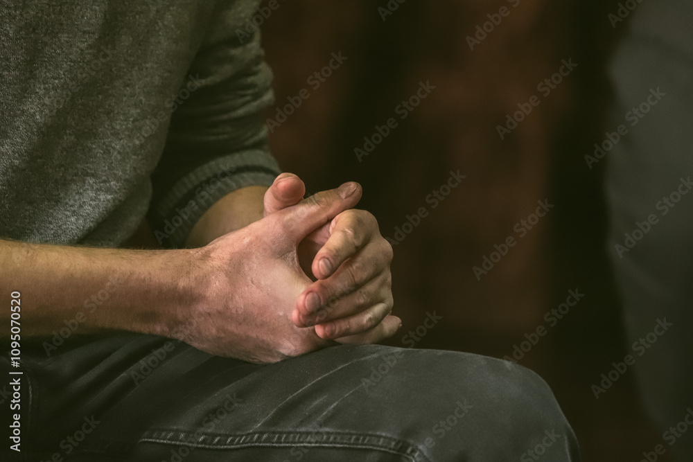 Fotografie Human hand gestures as a nonverbal language of communication ...