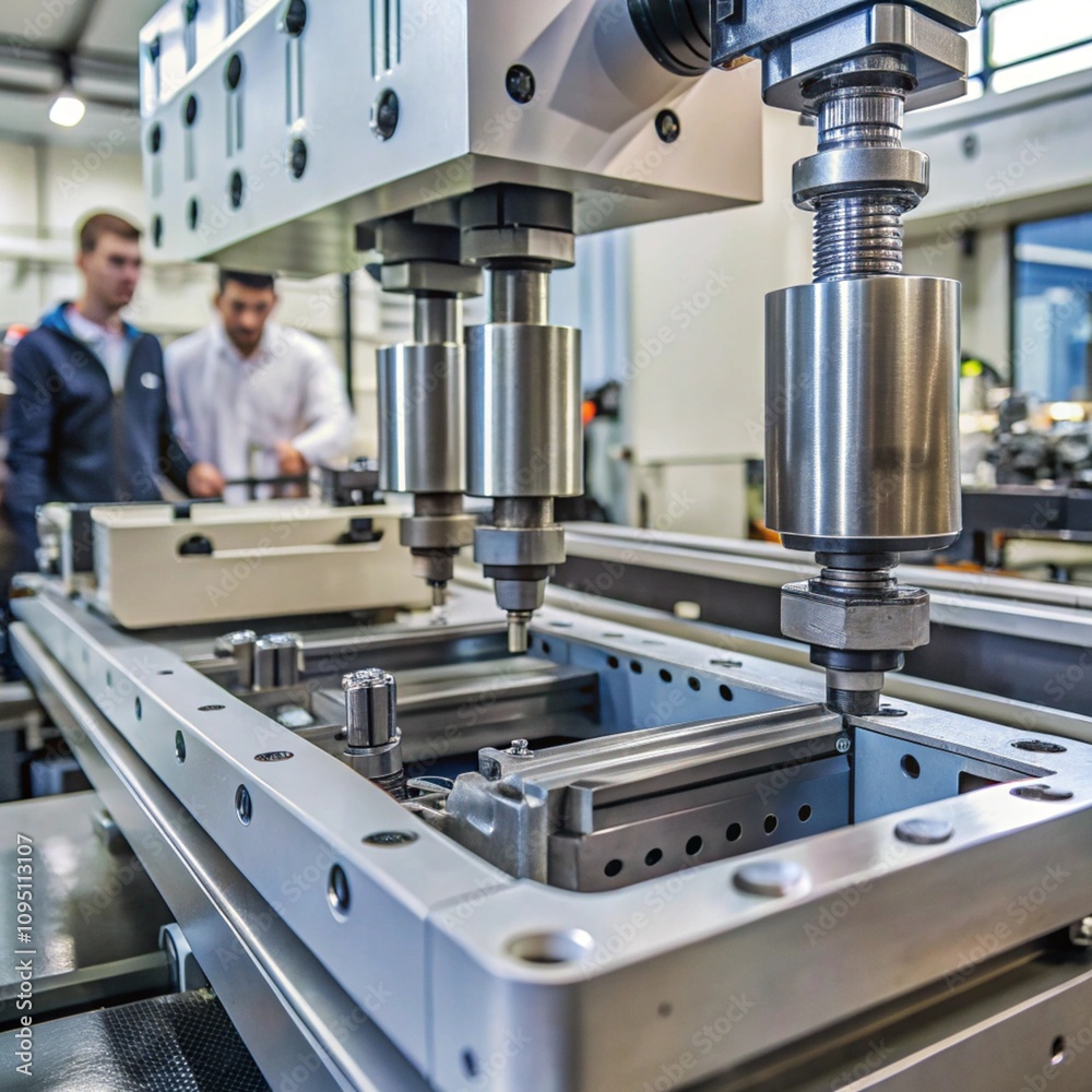 The injection molding process is captured as molten plastic is injected ...