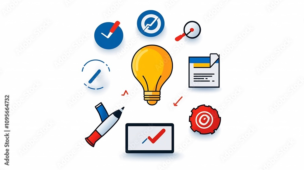 Comprehensive set of 15 digital marketing icons in clean black outline ...